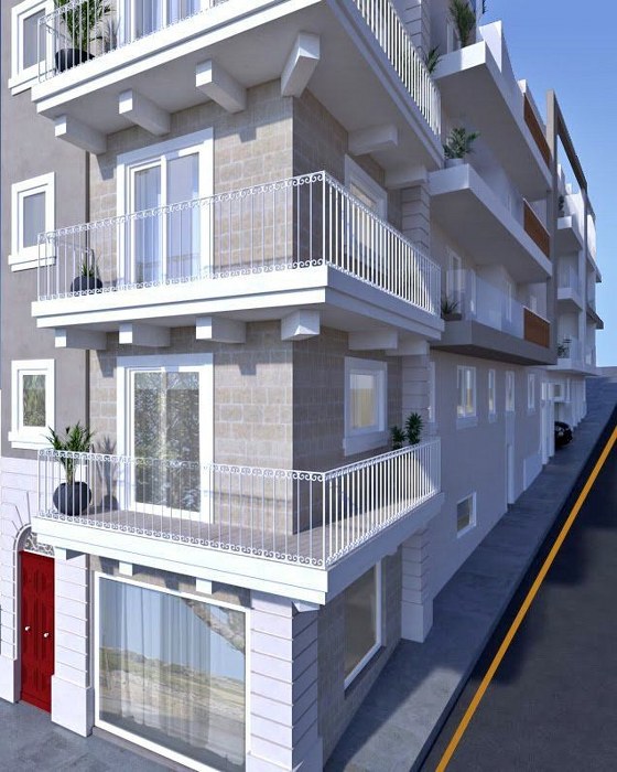 Spacious 3-Bedroom Third-Floor Apartment in Burmarrad – Shell Form with ...